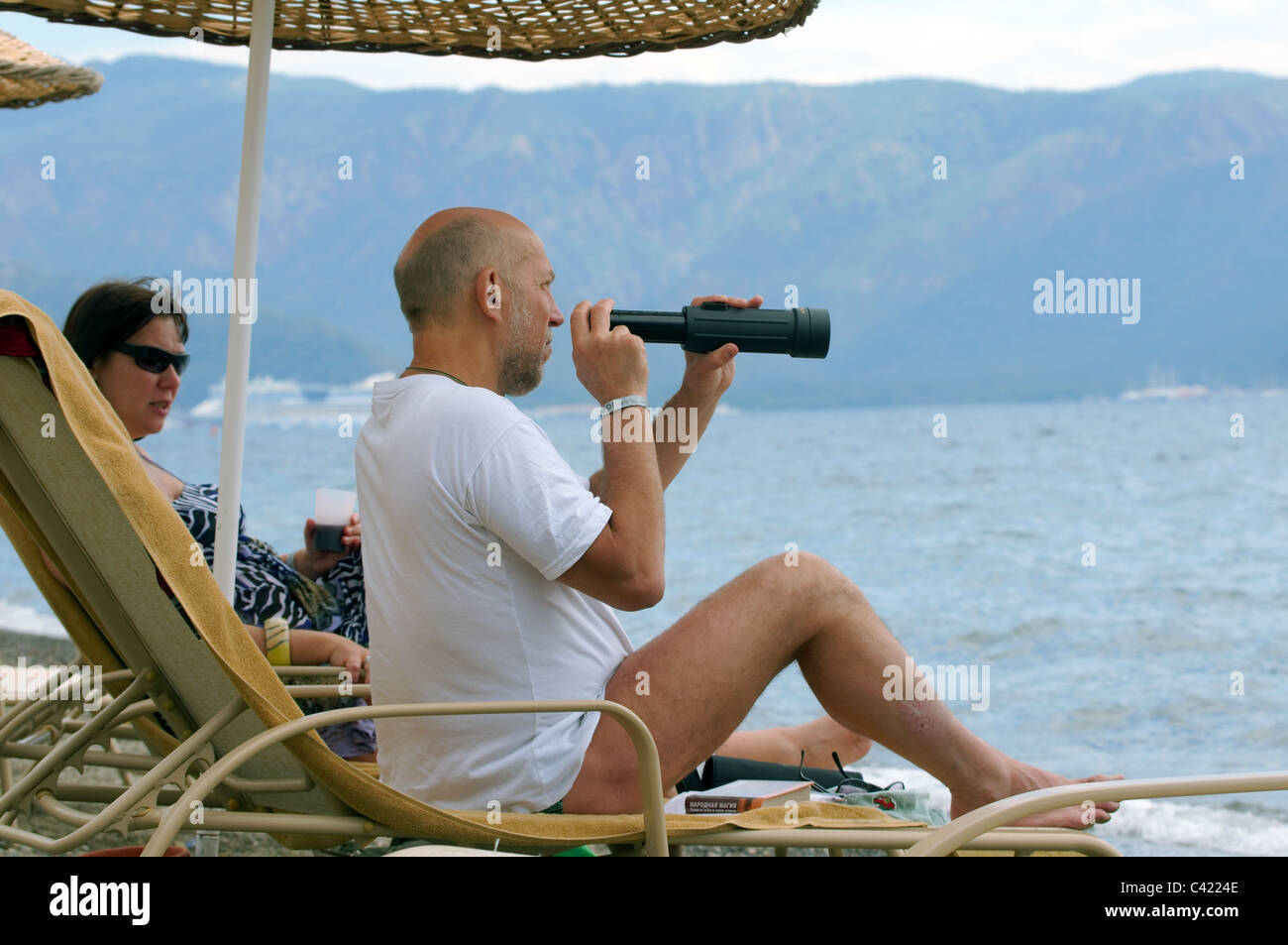 Turkish man beach hi-res stock photography and images - Alamy