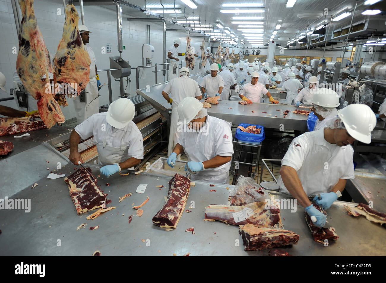 Meat processing factory brazil hi-res stock photography and images - Alamy