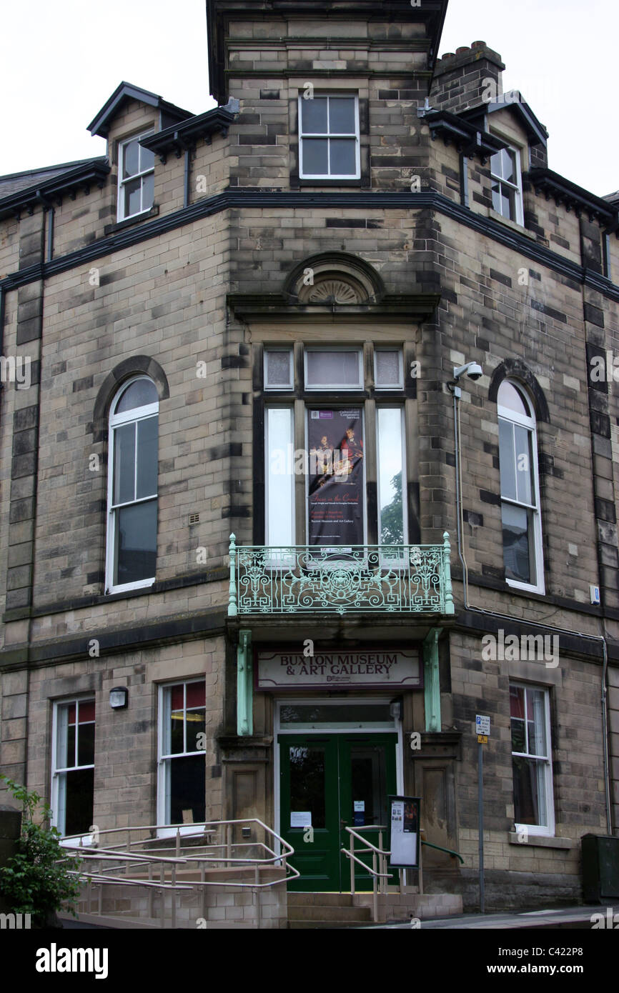 Buxton Museum with beautiful original stained glass windows and ...