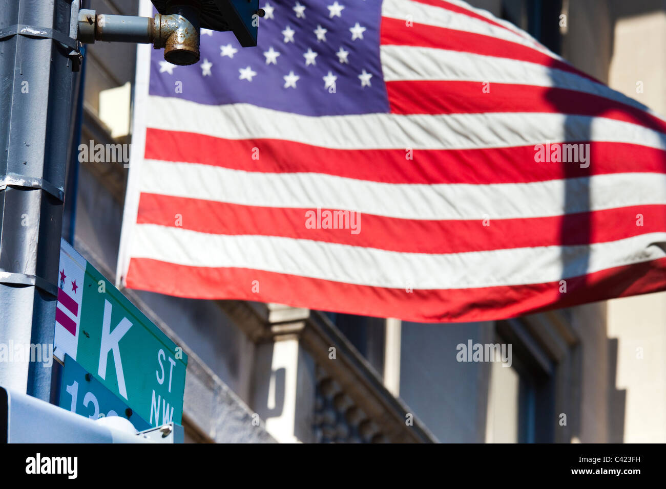 K Street in Washington DC Stock Photo - Alamy
