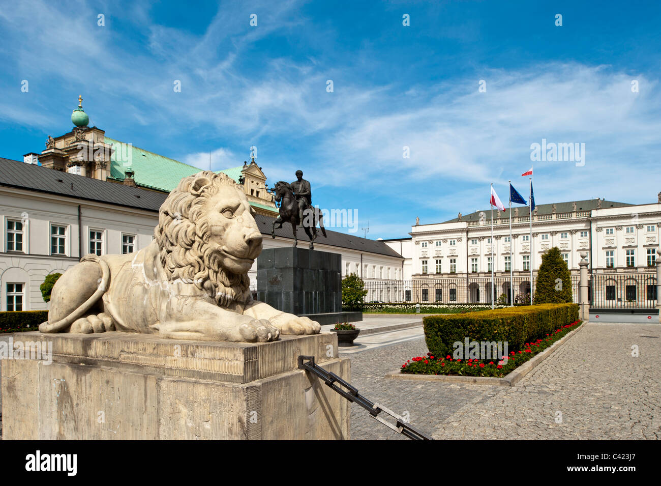 Presidential Palace, Warsaw, Poland Stock Photo - Alamy