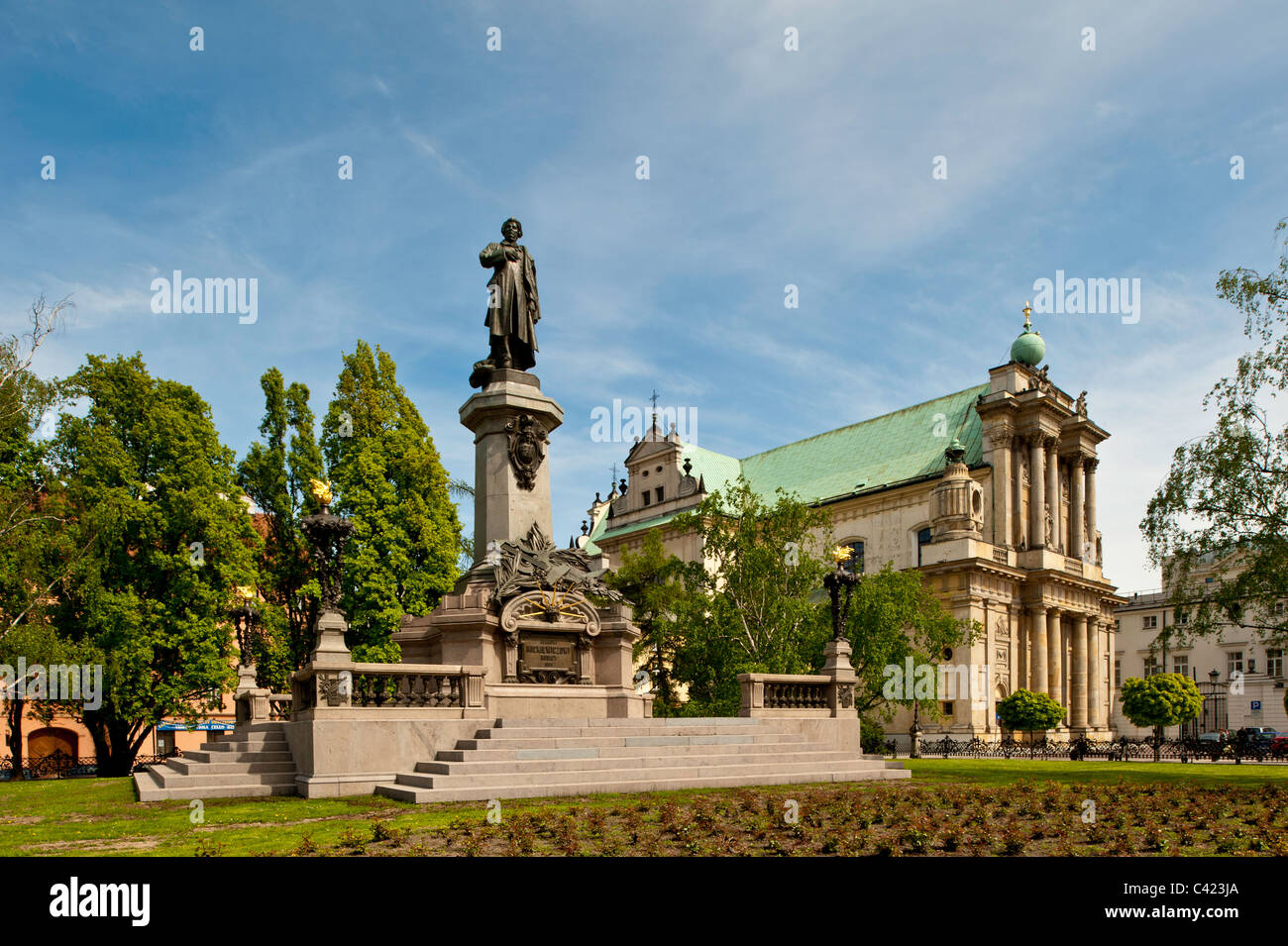 Adam mickiewicz monument hi-res stock photography and images - Alamy