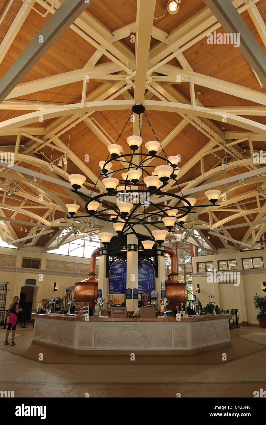 Interior of Seaport Marketplace of San Diego's SeaWorld Stock Photo - Alamy