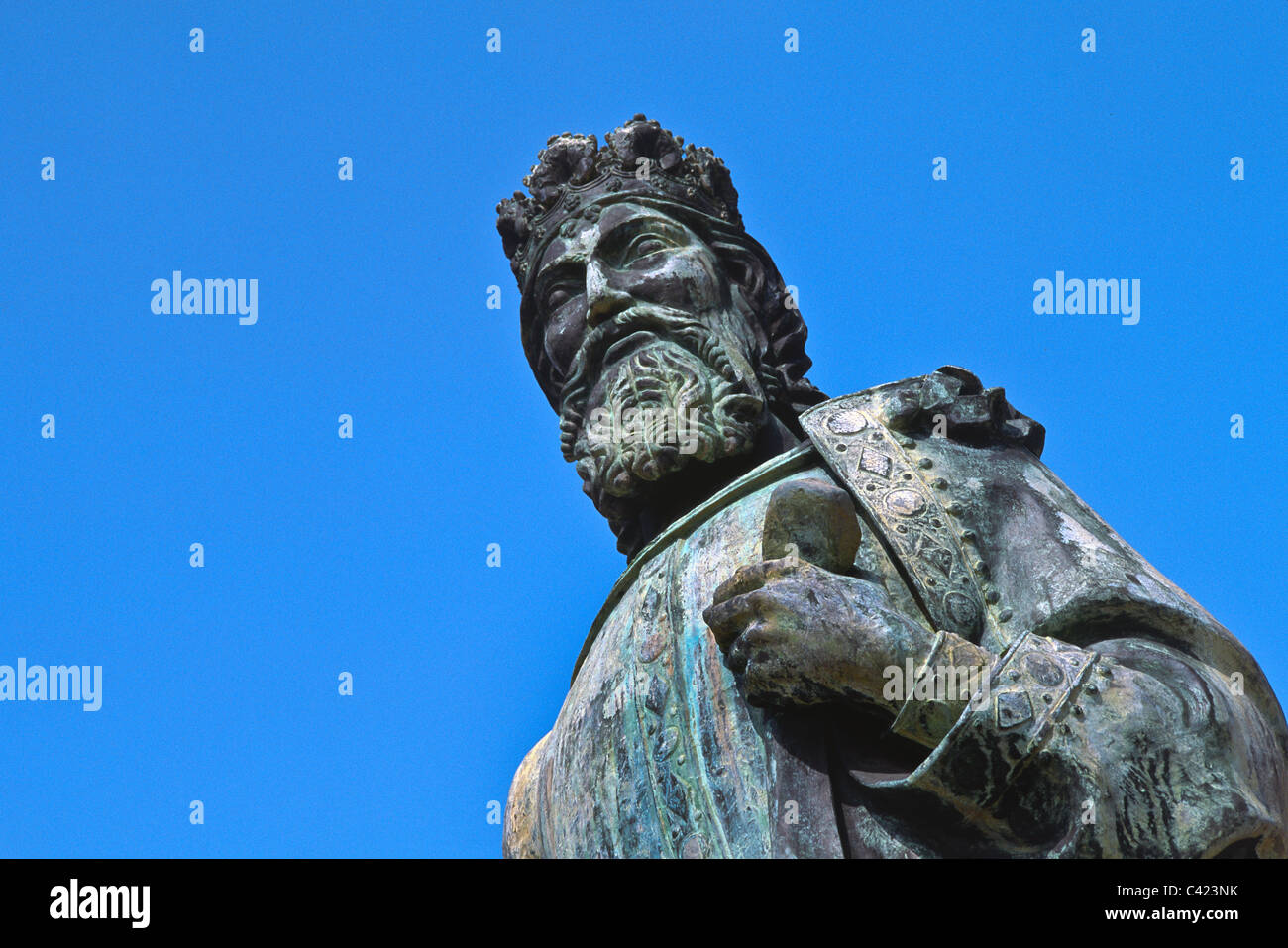 Statue of Dom Pedro I, first Emperor and founder of Brazil, and King of ...