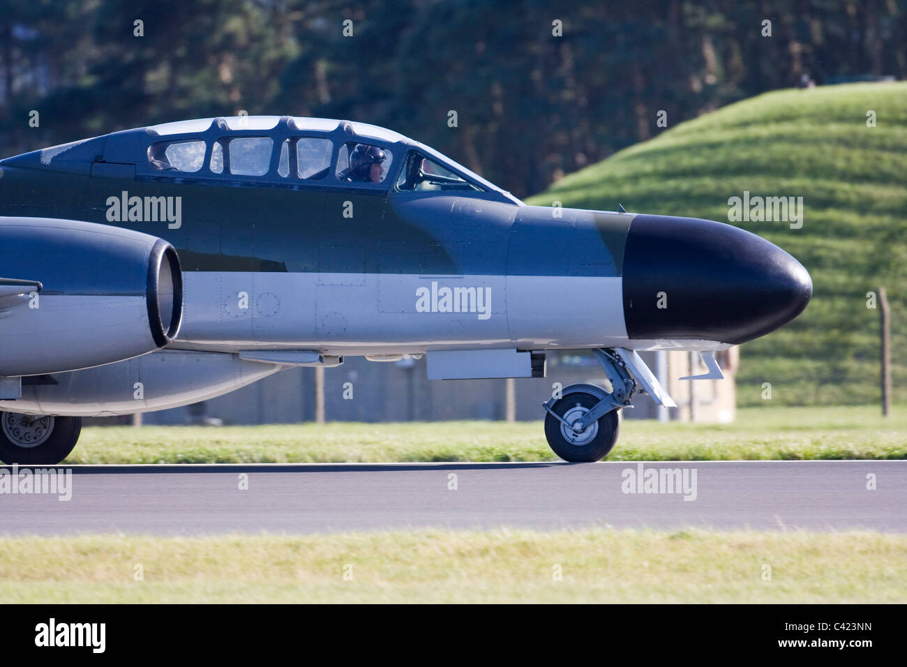 Gloster Meteor jet at RAF Leuchars Airshow 2009, Fife, Scotland Stock ...