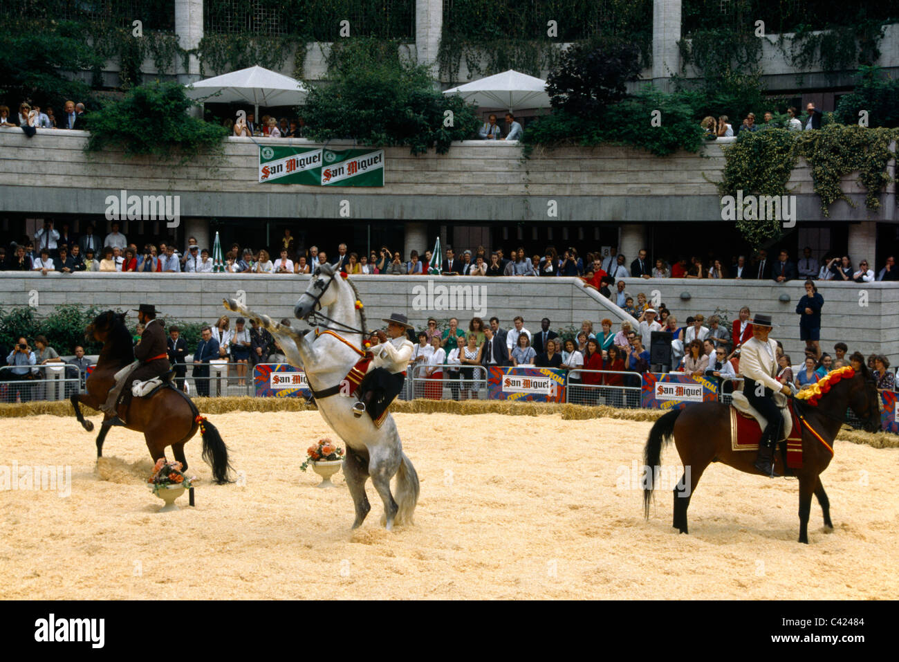 Spanish horse riding display hi-res stock photography and images - Alamy