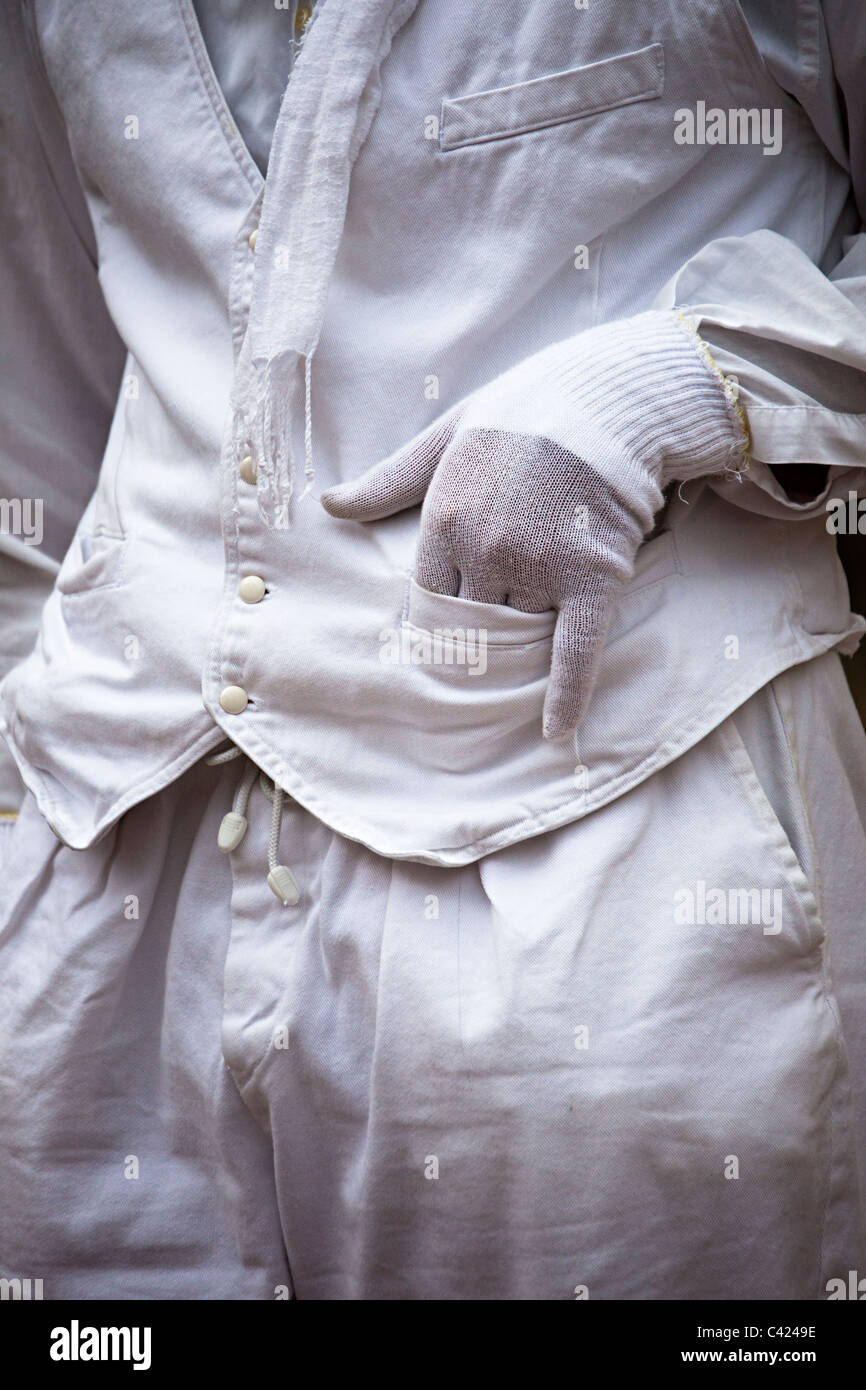 White gloved hand in pocket France Stock Photo - Alamy