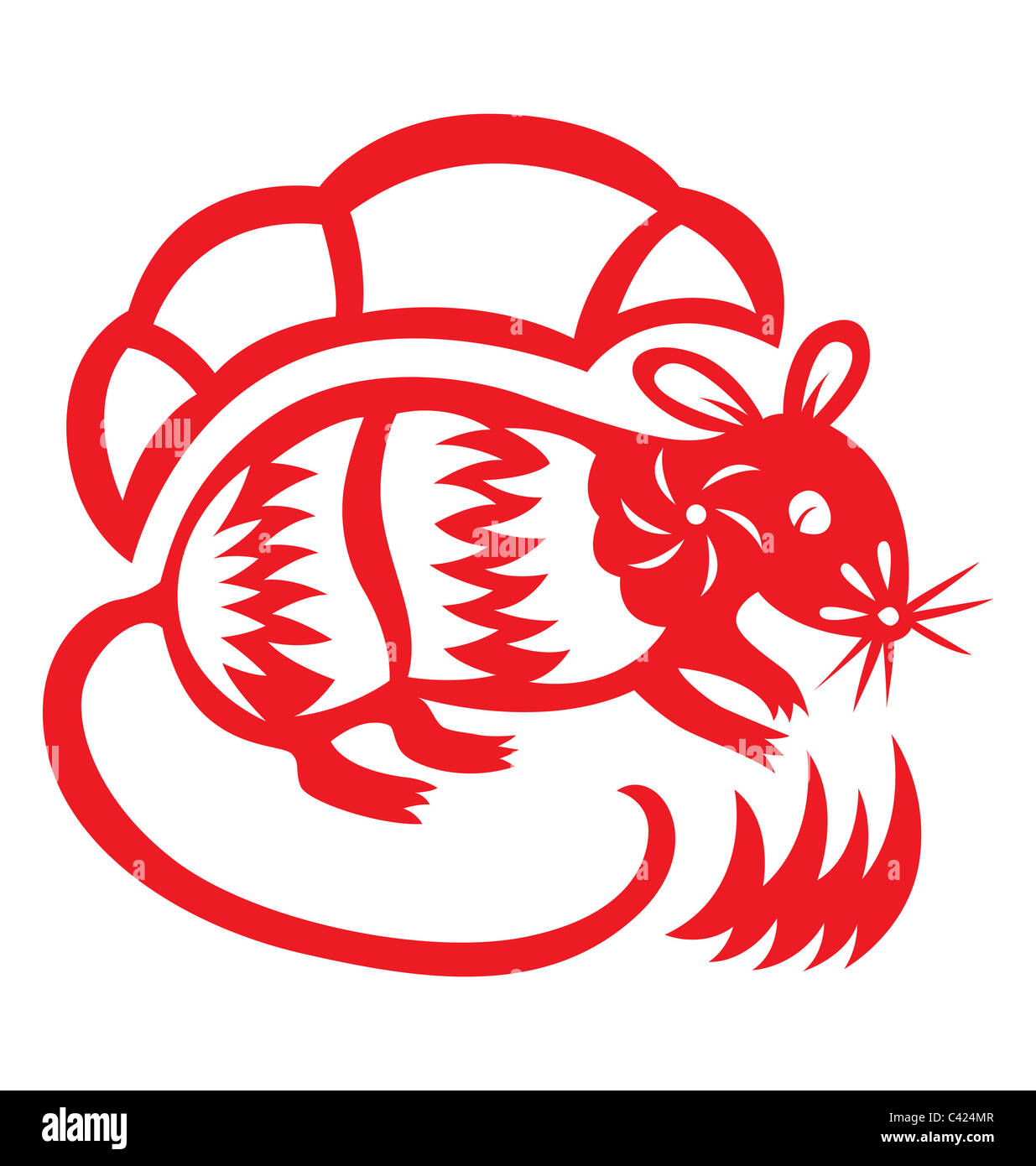 Chinese astrology animal, rat Stock Photo - Alamy