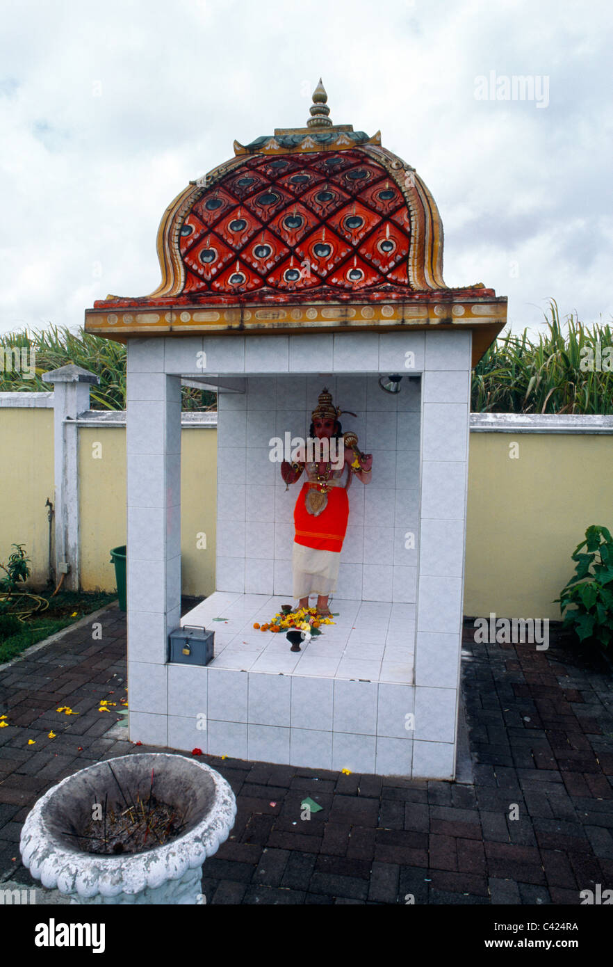 Savanne Mauritius Tamil Temple Hanuman Shrine Stock Photo - Alamy