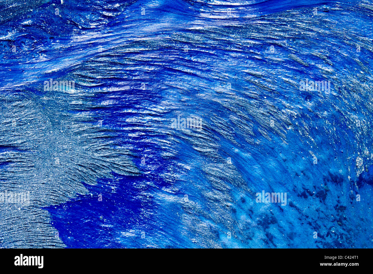 abstract blue paint texture shapes background fresh liquid Stock Photo ...