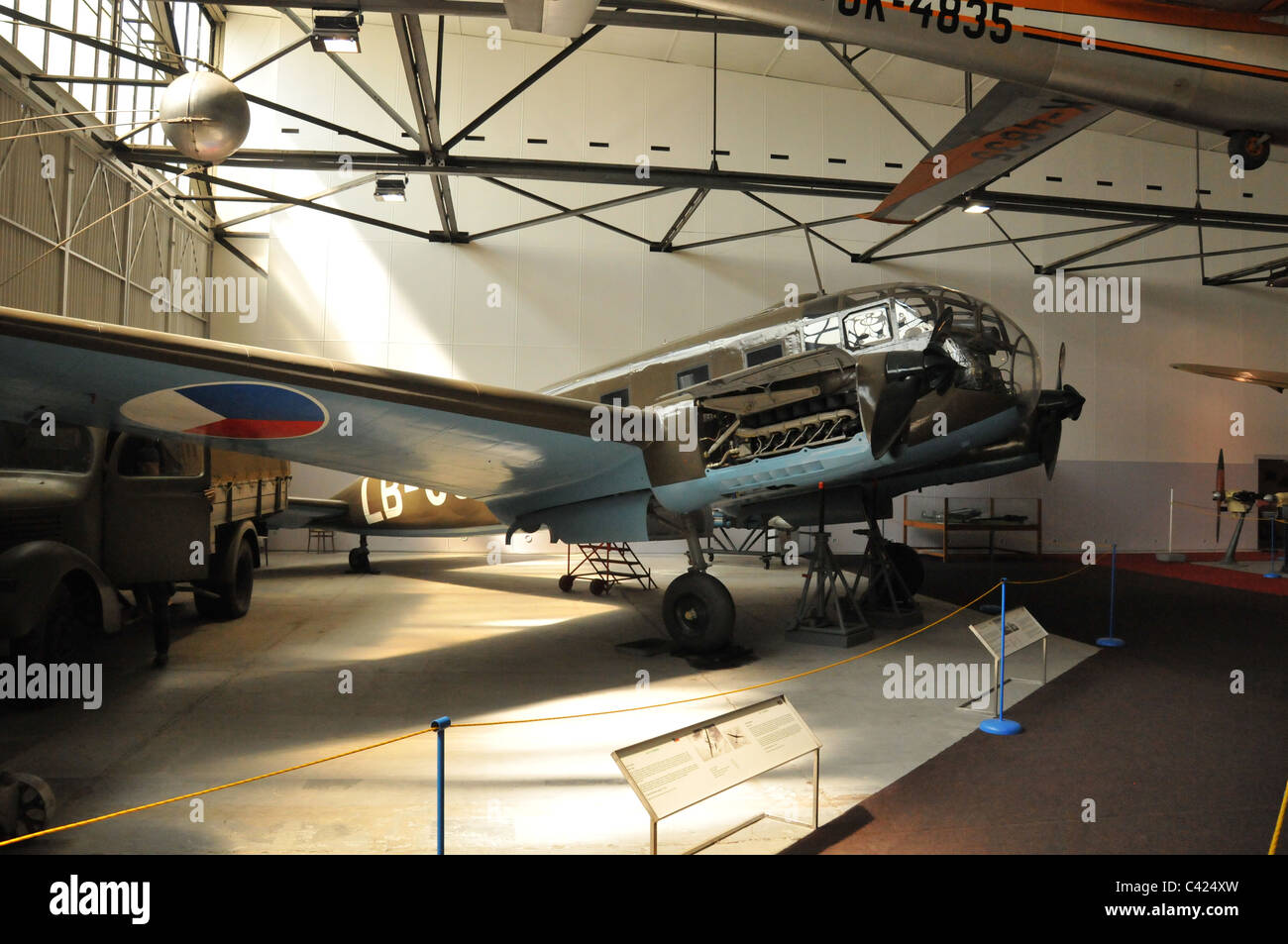 Aero C-3A. or Siebel Si 204 Stock Photo - Alamy