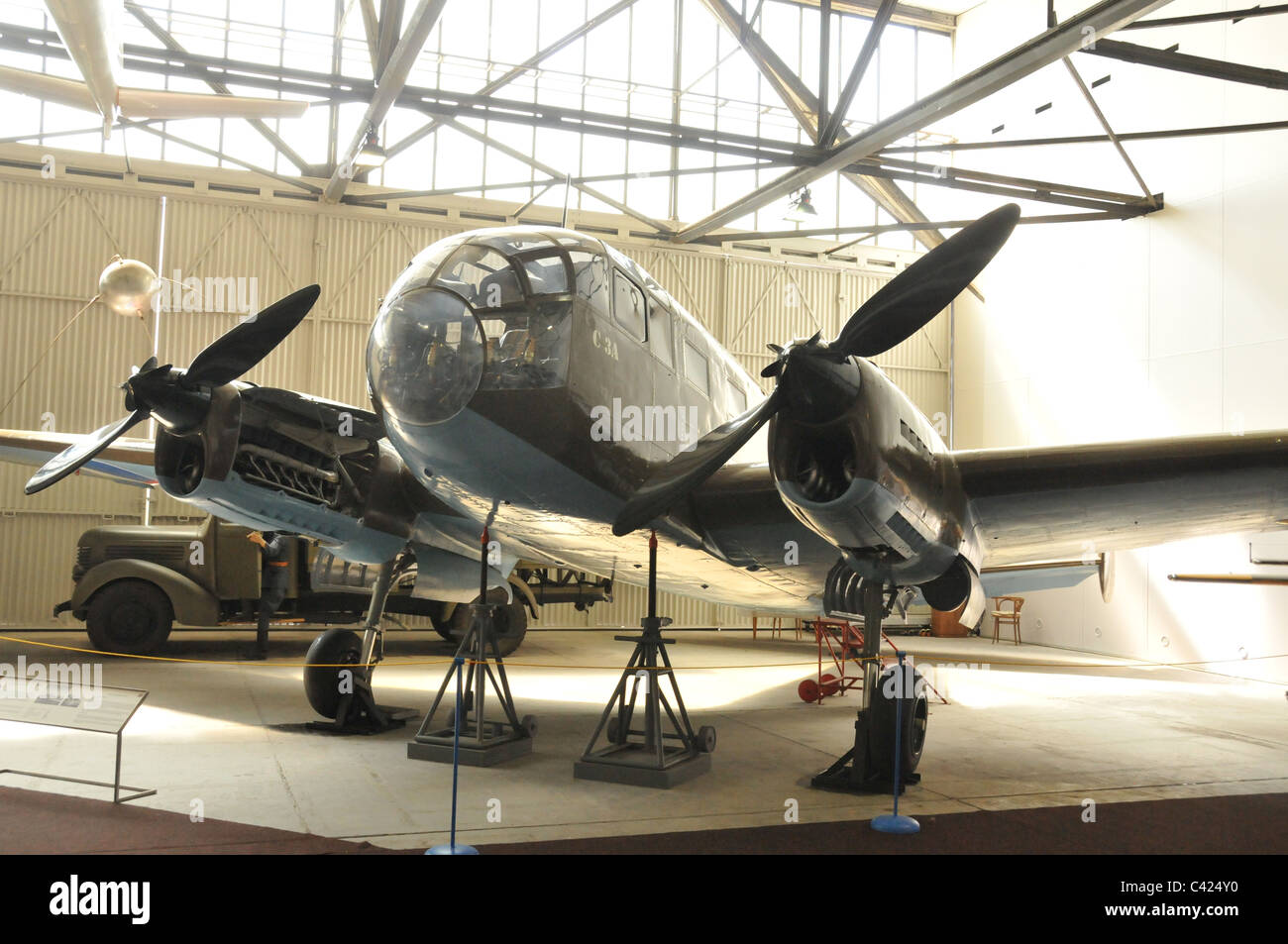 Aero C-3A. or Siebel Si 204 Stock Photo - Alamy