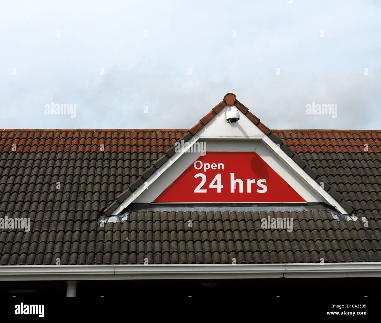 24 hour sign hi-res stock photography and images - Alamy