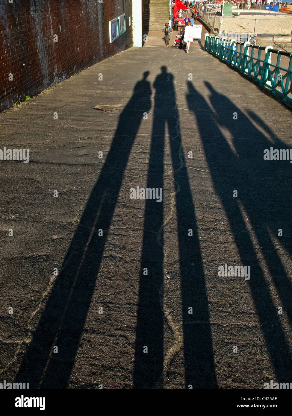 Shadows cast by evening sunlight Stock Photo - Alamy