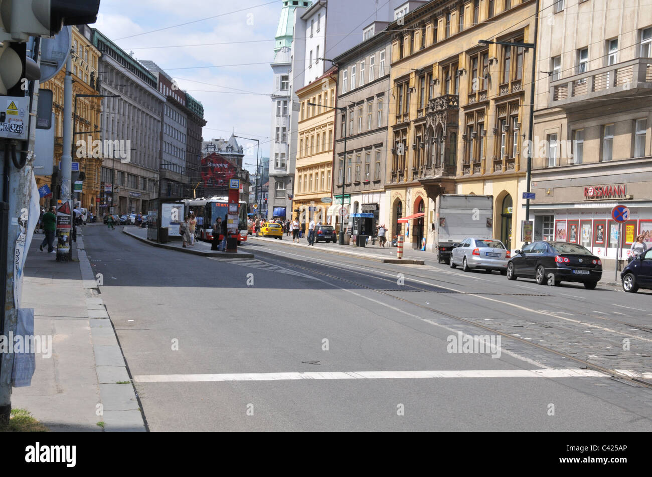 The Streets of Prague Stock Photo - Alamy