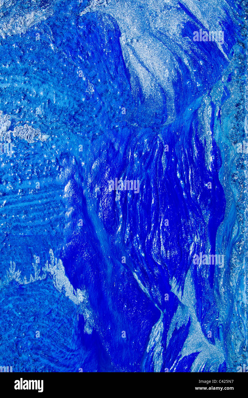 blue paint abstract texture background liquid mix Stock Photo - Alamy