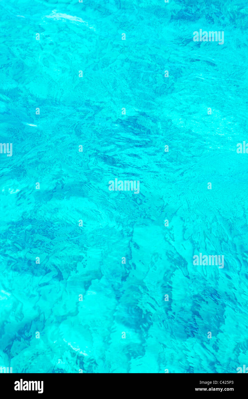 aqua turquoise tropical beach water waves pattern texture Stock Photo ...
