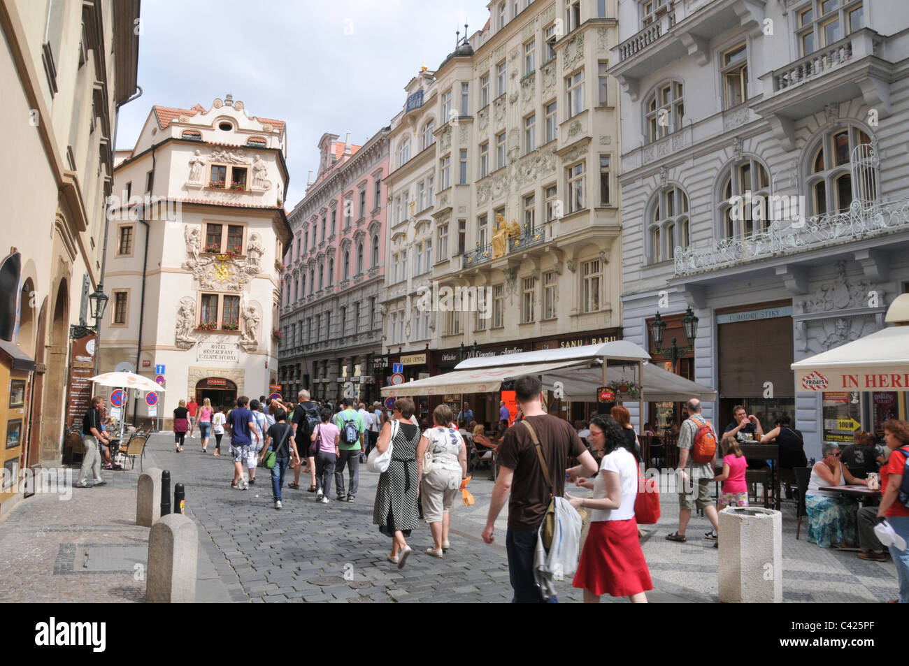 The Streets of Prague Stock Photo - Alamy