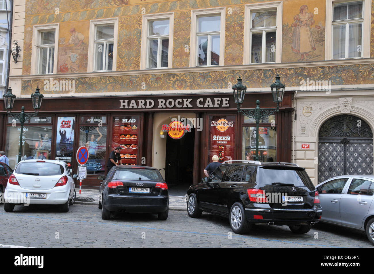 Hard Rock Cafe Prague Stock Photo - Alamy