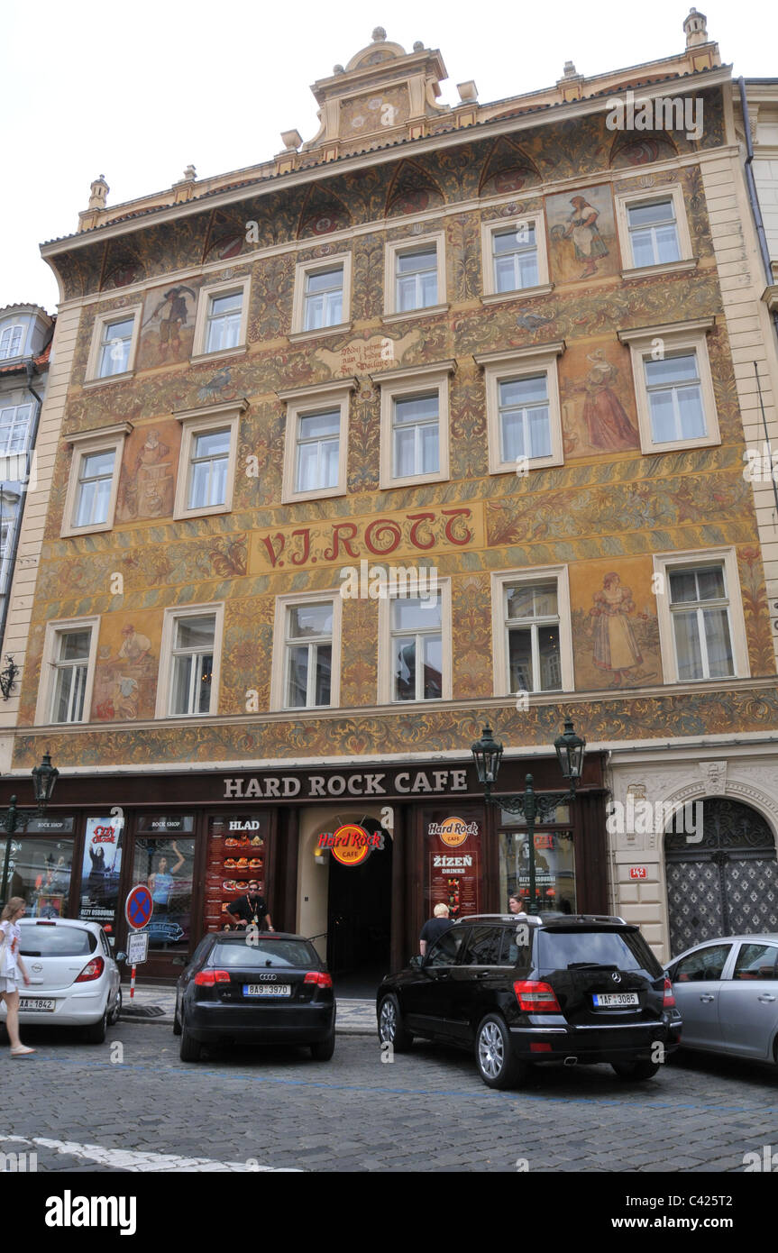 Prague hard rock cafe hi-res stock photography and images - Alamy