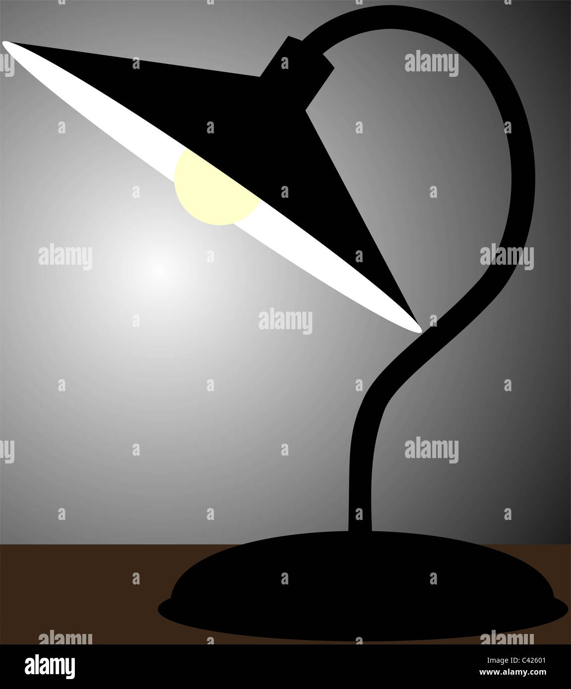 table lamp burning Stock Photo - Alamy