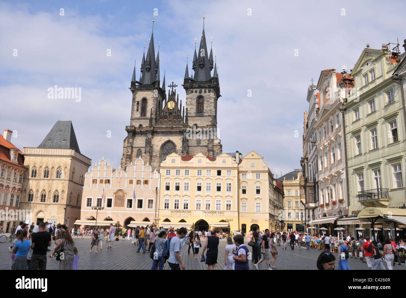 The Streets of Prague Stock Photo - Alamy