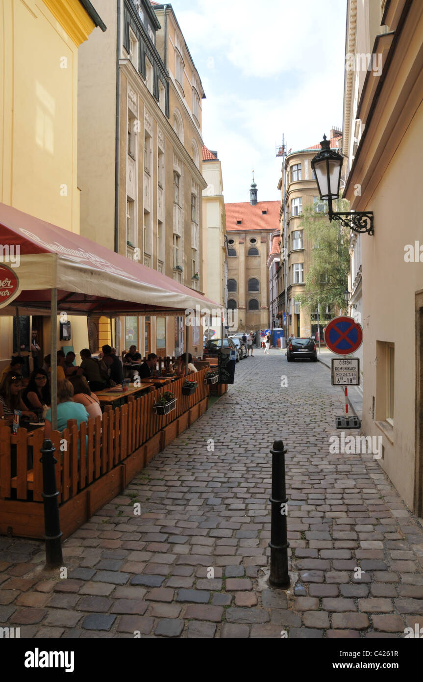 The Streets of Prague Stock Photo - Alamy