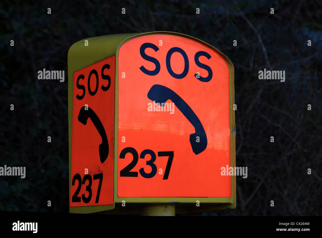Motorway sos hi-res stock photography and images - Alamy