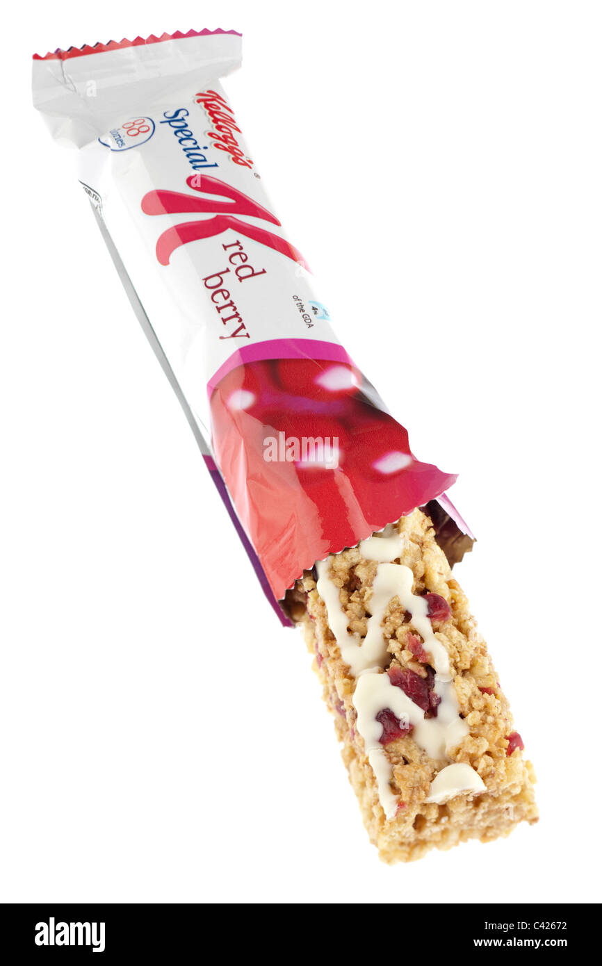 Kelloggs Special K red berry cereal bar Stock Photo - Alamy