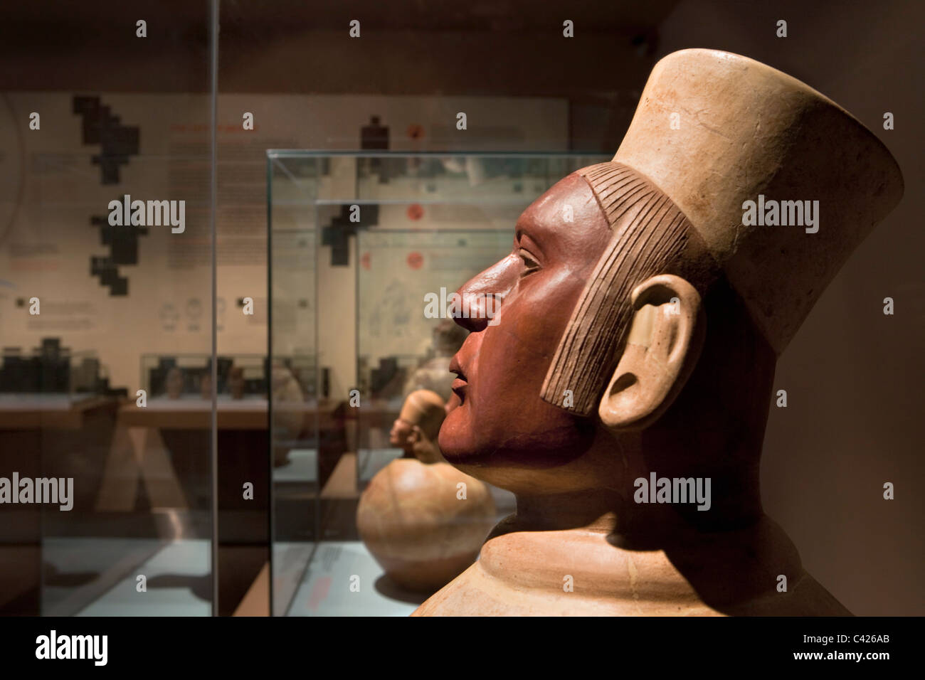 Peru, Trujillo, Huaca de la Luna. Temple that belonged to the capital ...
