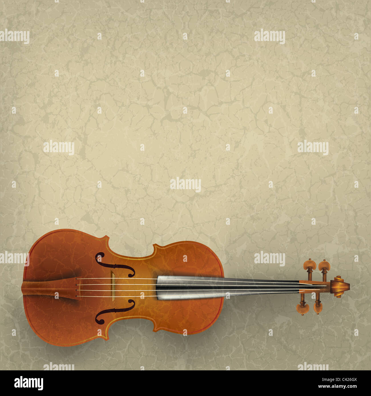 abstract grunge music background with violin on beige Stock Photo - Alamy