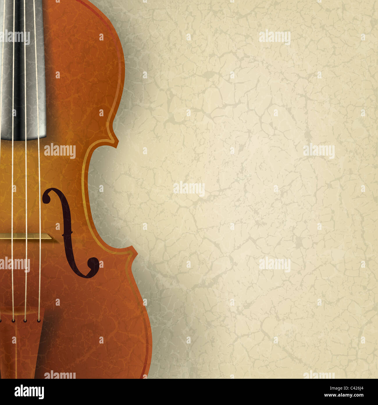 abstract music background with violin on beige Stock Photo - Alamy