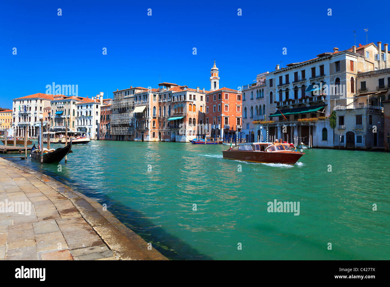 Grand canal one of the most famous landmarks in Venice Stock Photo - Alamy