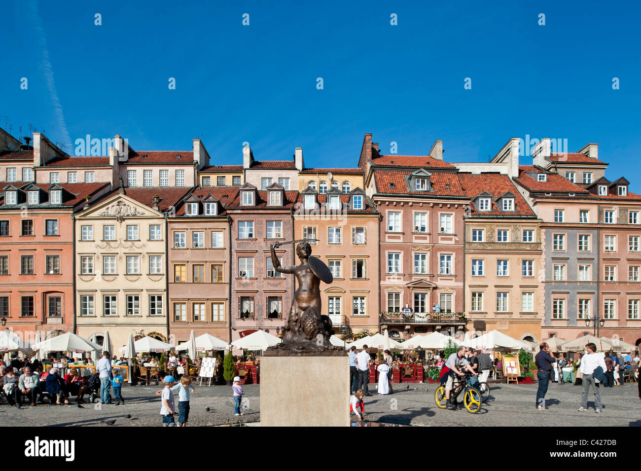 Old Town Square, Warsaw, Poland Stock Photo - Alamy