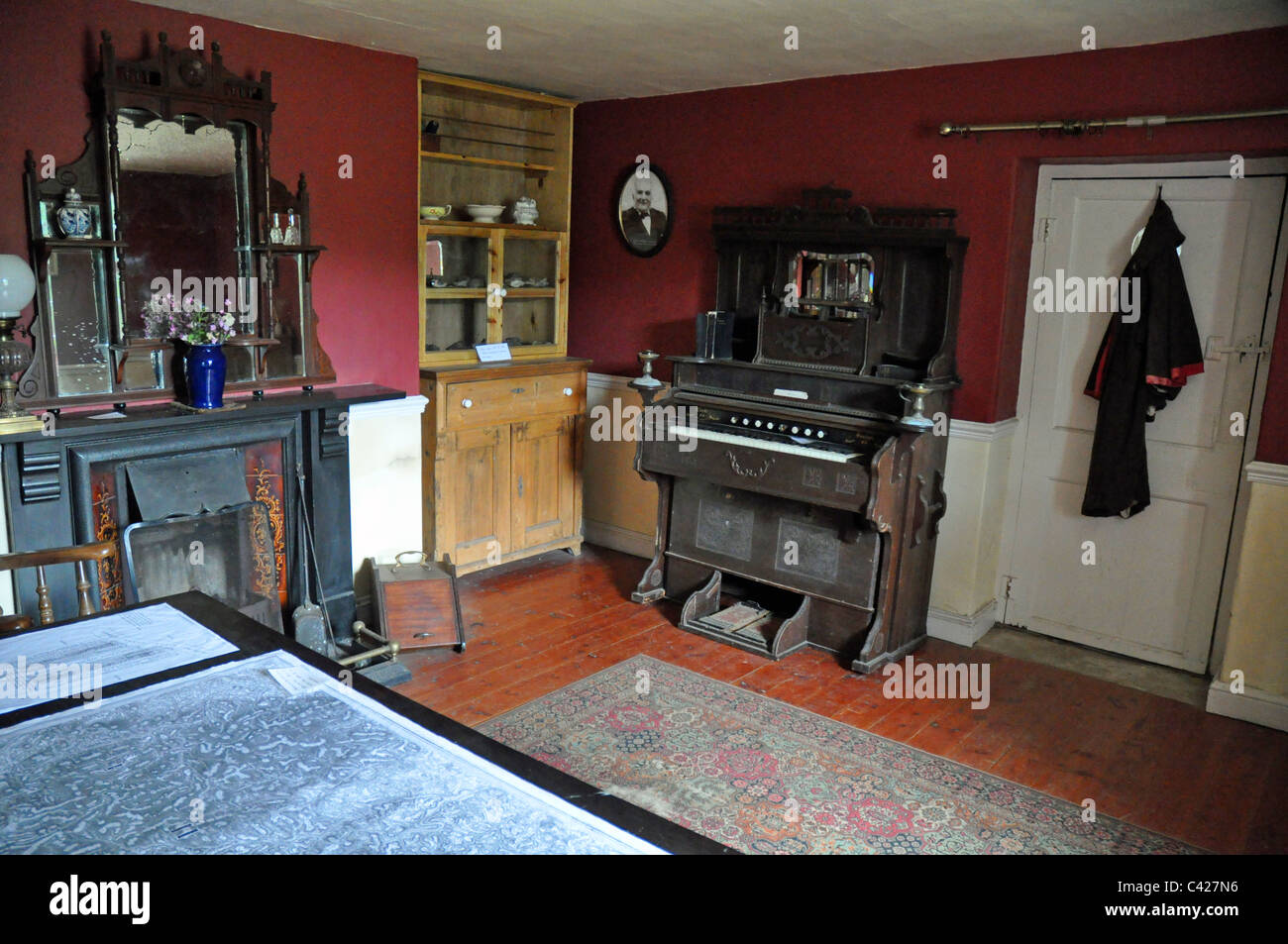 Morwellham Quay Devon England: part of the historic exhibits Stock ...