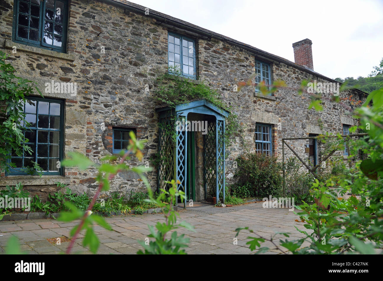 Morwellham Quay Devon England: part of the historic exhibits Stock ...