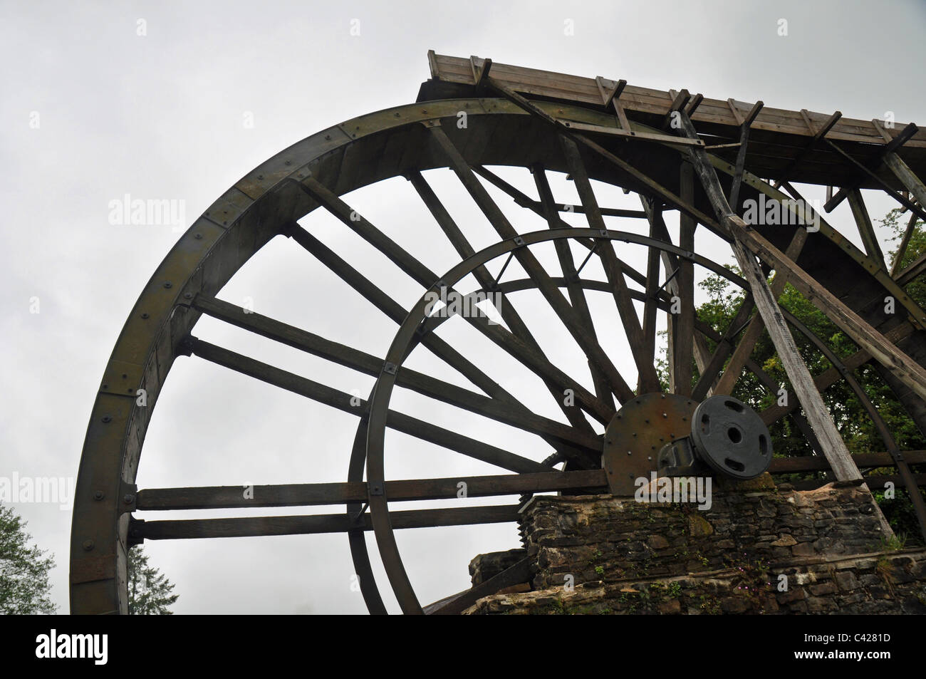 Morwellham Quay Devon England: part of the historic exhibits Stock ...