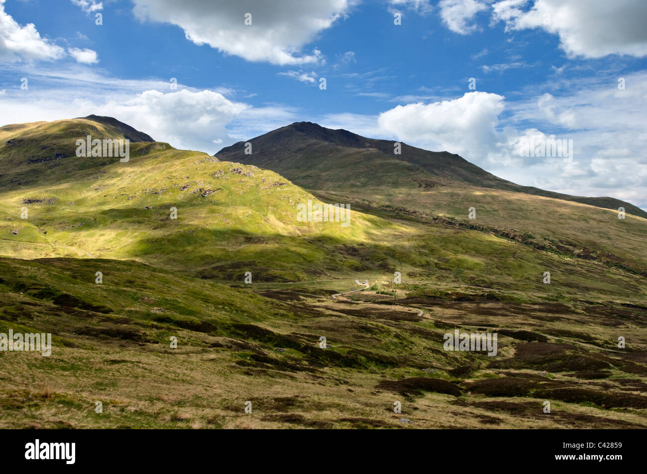 Ben Lawers mountain taken from the Ben Lawers National Reserve taken in ...
