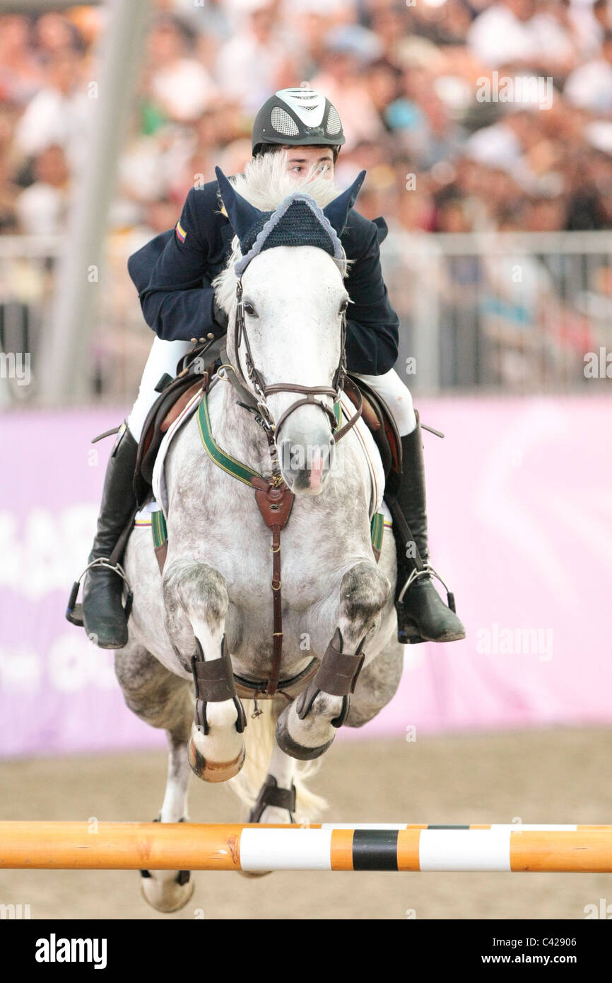 Mario Gamboa of Colombia riding LH TITAN during the 2010 Singapore ...