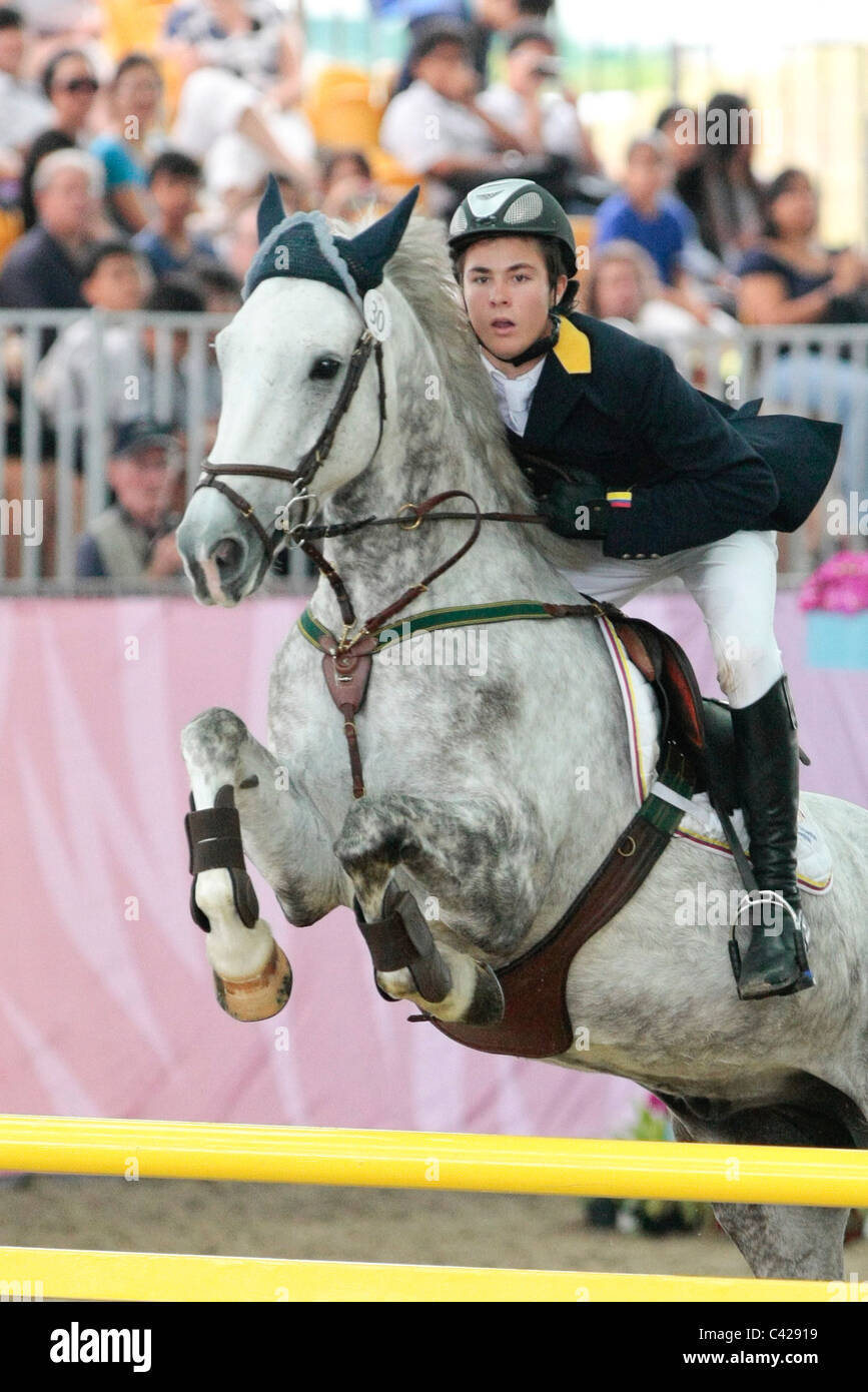 Mario Gamboa of Colombia riding LH TITAN representing South America in ...