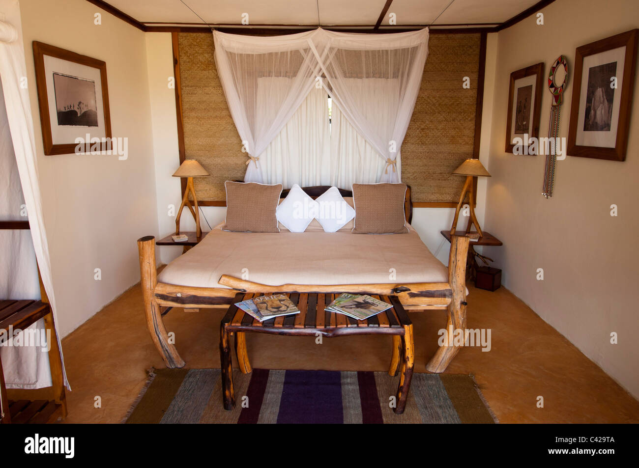 Loisaba Lodge, Loisaba Wilderness Conservancy, Laikipia, Kenya Stock ...