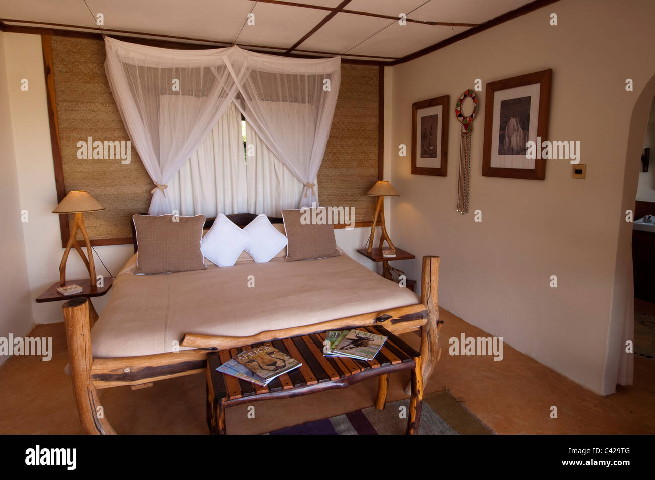 Loisaba Lodge, Loisaba Wilderness Conservancy, Laikipia, Kenya Stock ...