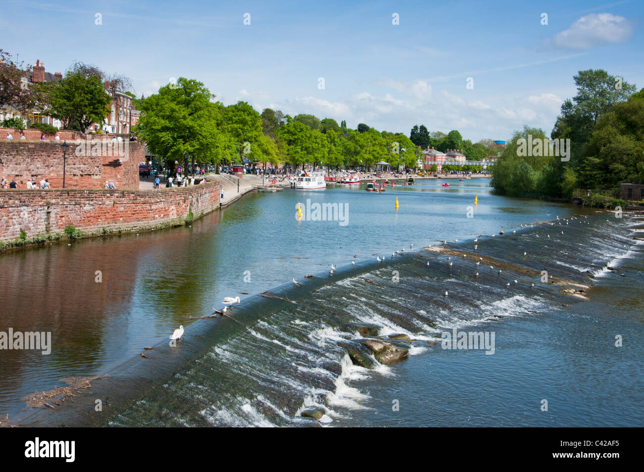The river Dee, Chester, Cheshire, England Stock Photo - Alamy