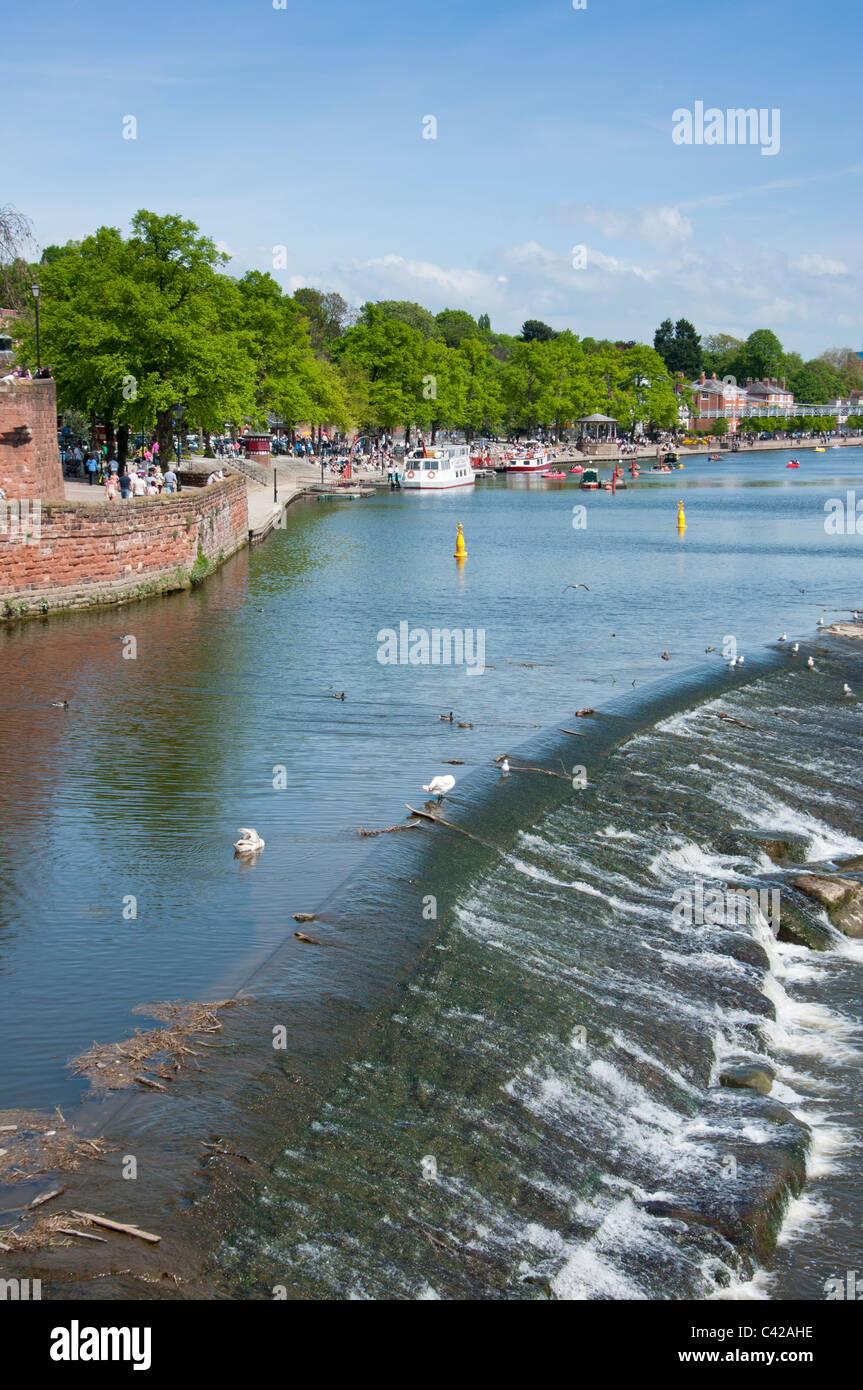 Chester River Dee Riverside Stock Photos & Chester River Dee Riverside ...