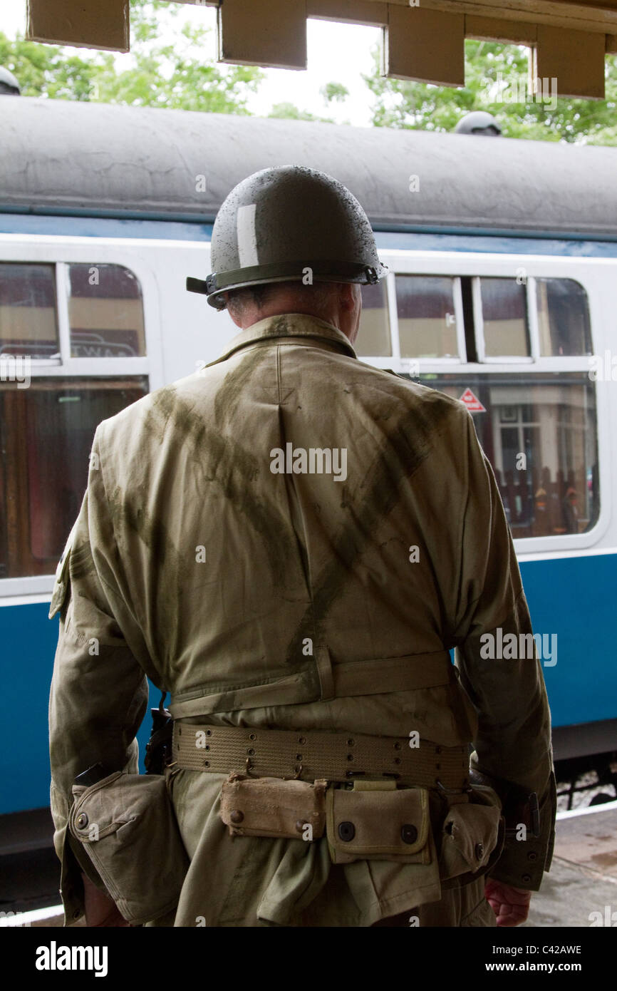 World War II Railway Guard, Second World War, WWII,WW2; American Re ...