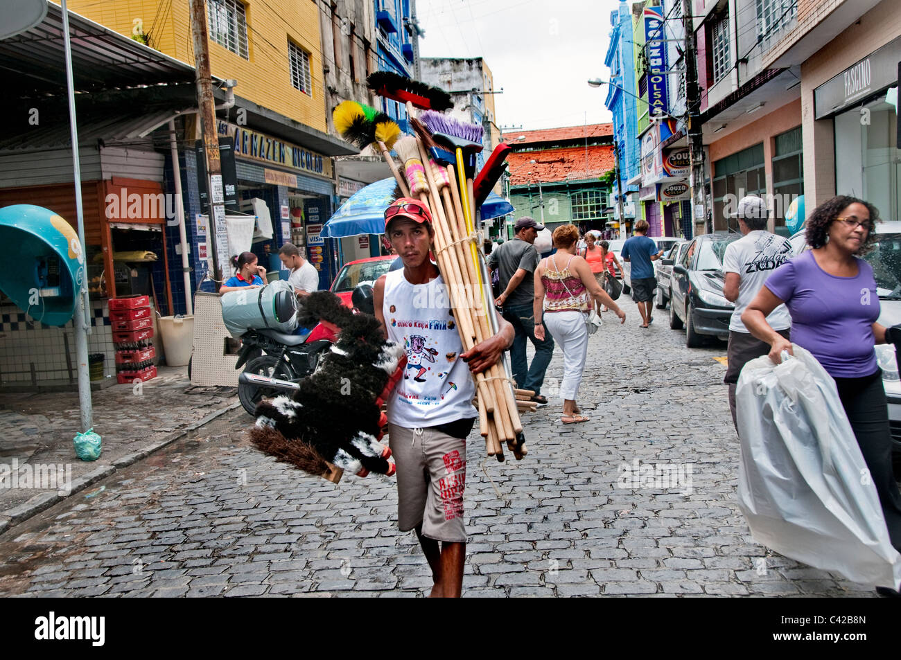 Recife street people brazil hi-res stock photography and images - Alamy