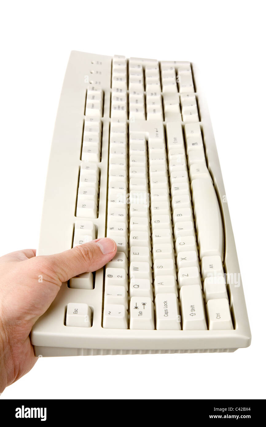 computer keyboard, concept of control Stock Photo - Alamy