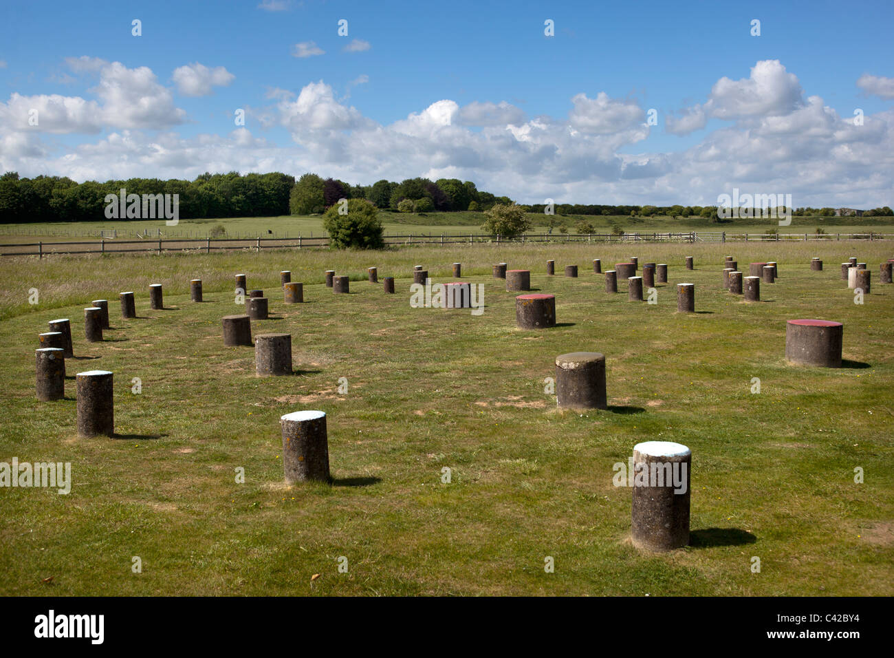 Woodhenge Wiltshire England UK Stock Photo - Alamy