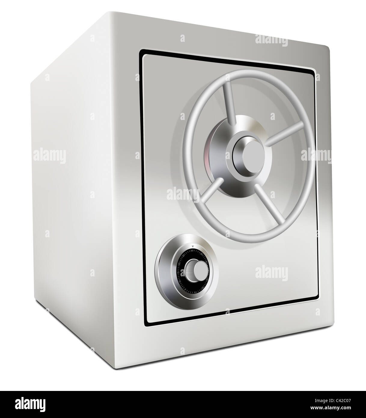 bank safe illustration Stock Photo - Alamy