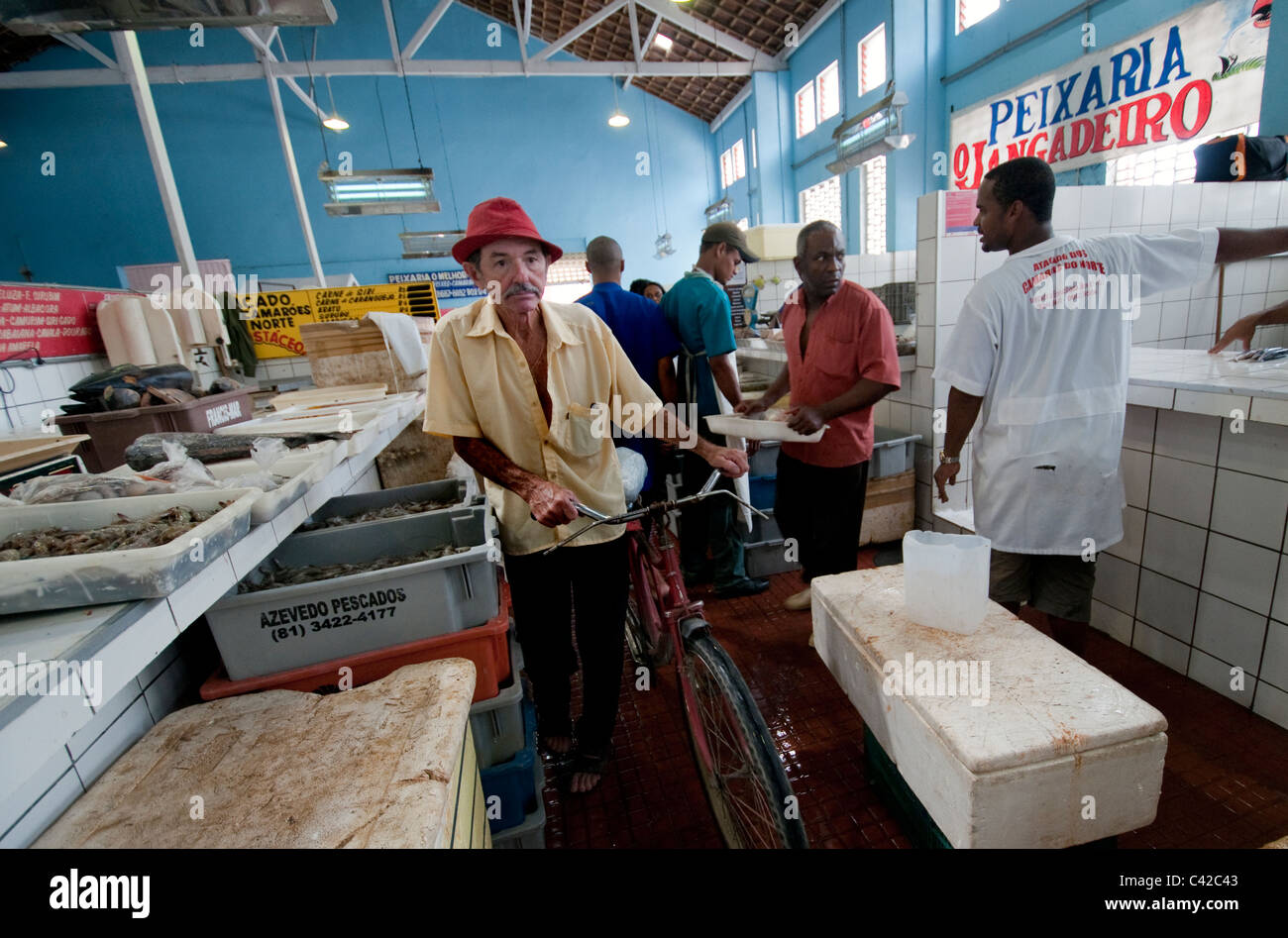 Fish market in Recife South eastern Brazil Stock Photo - Alamy
